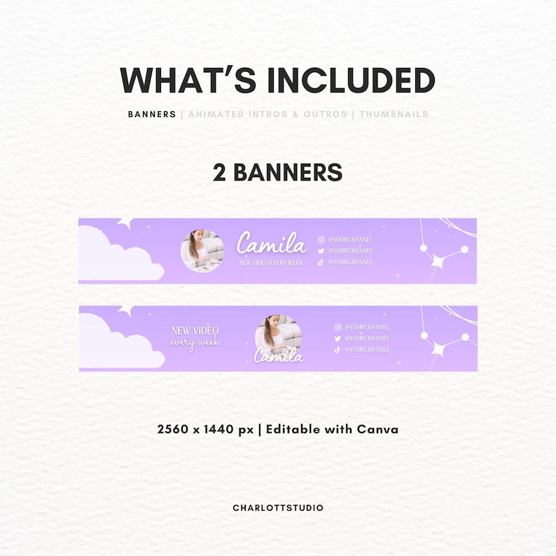 Zodiac Youtube Branding Kit, Animated Youtube Intro and Outro, Youtube ...