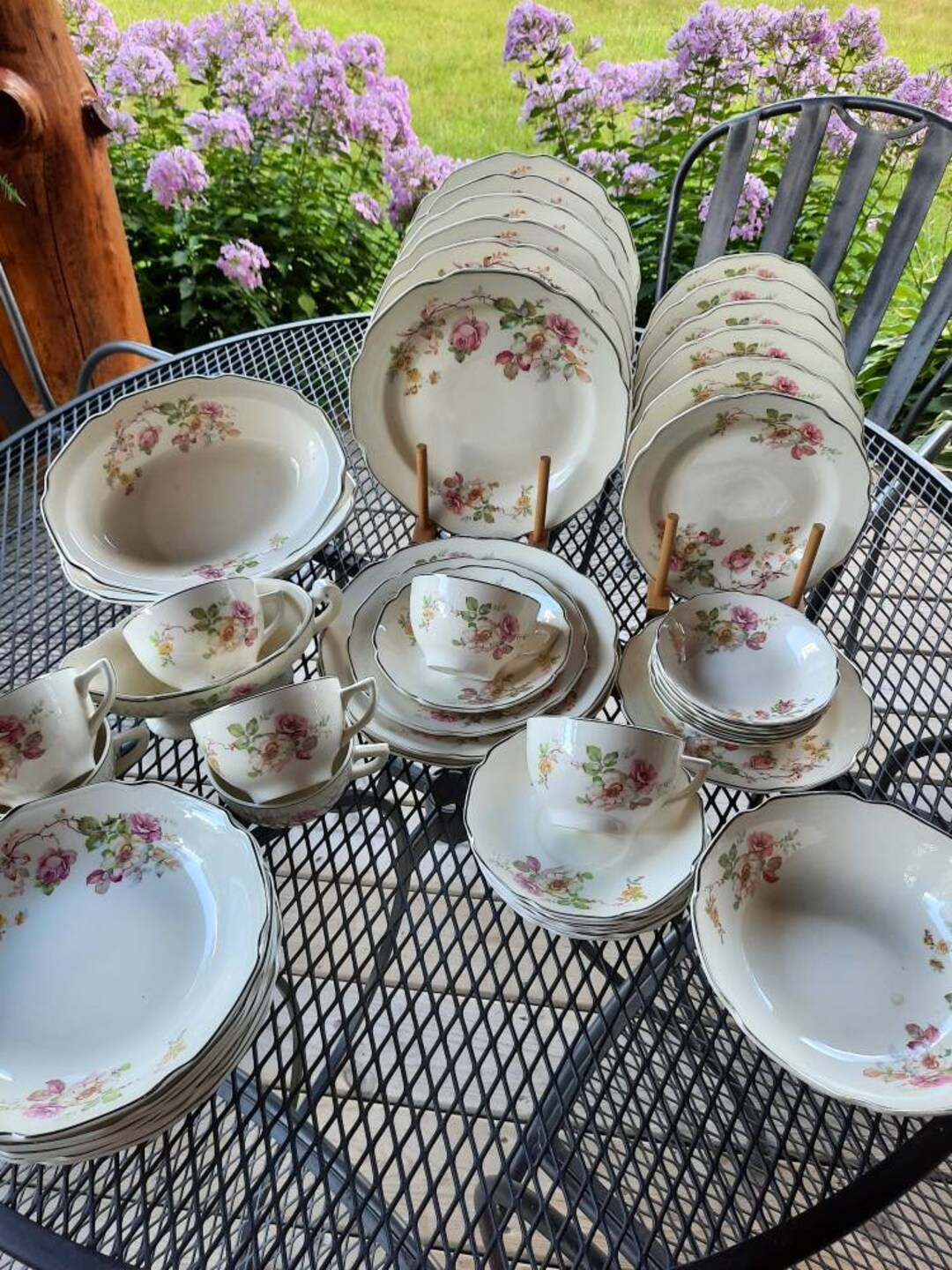 HTF Rare Vintage Dishes, Chicago, USA, Stetson Company, Fall Plates ...