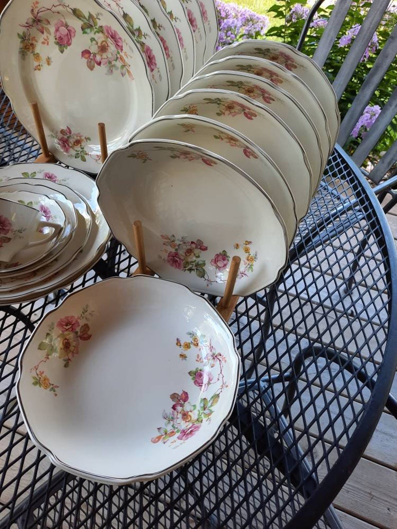 HTF Rare Vintage Dishes, Chicago, USA, Stetson Company, Fall Plates ...