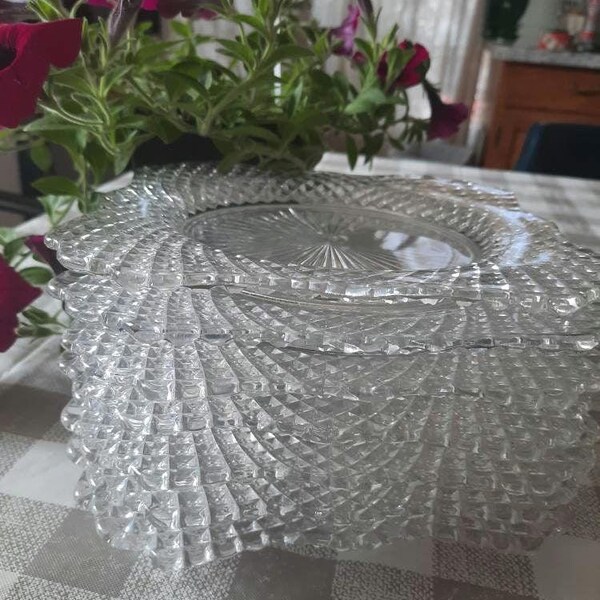Crystal Glass Plate - Etsy