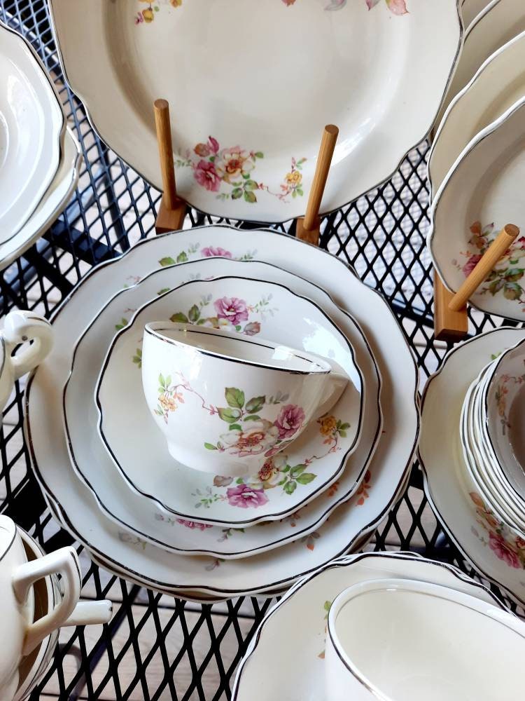 HTF Rare Vintage Dishes Chicago USA Stetson Company Fall - Etsy