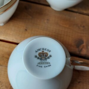 Gold Tea Cup, White Vintage Dishes, Special Coffee Cup, Fine China ...