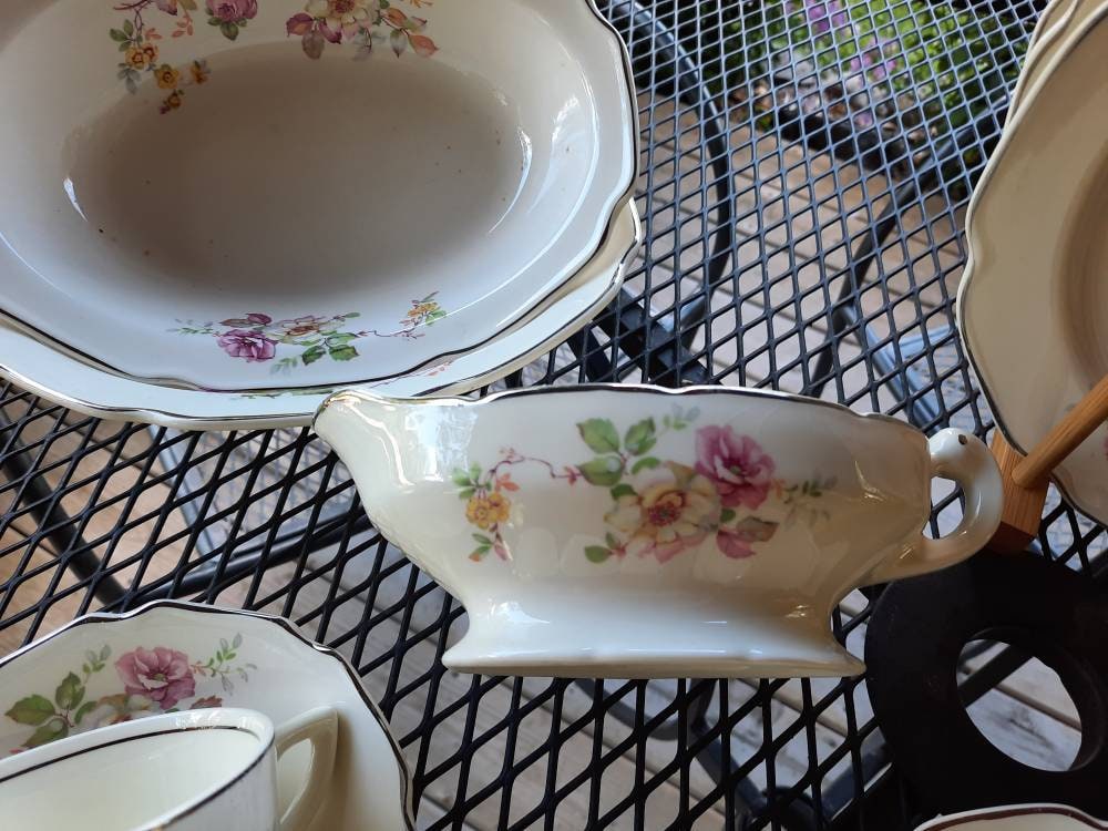 HTF Rare Vintage Dishes Chicago USA Stetson Company Fall - Etsy