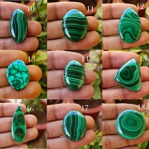 Malachite Cabochon , Loose Malachite Cabochon , High Quality Malachite ...