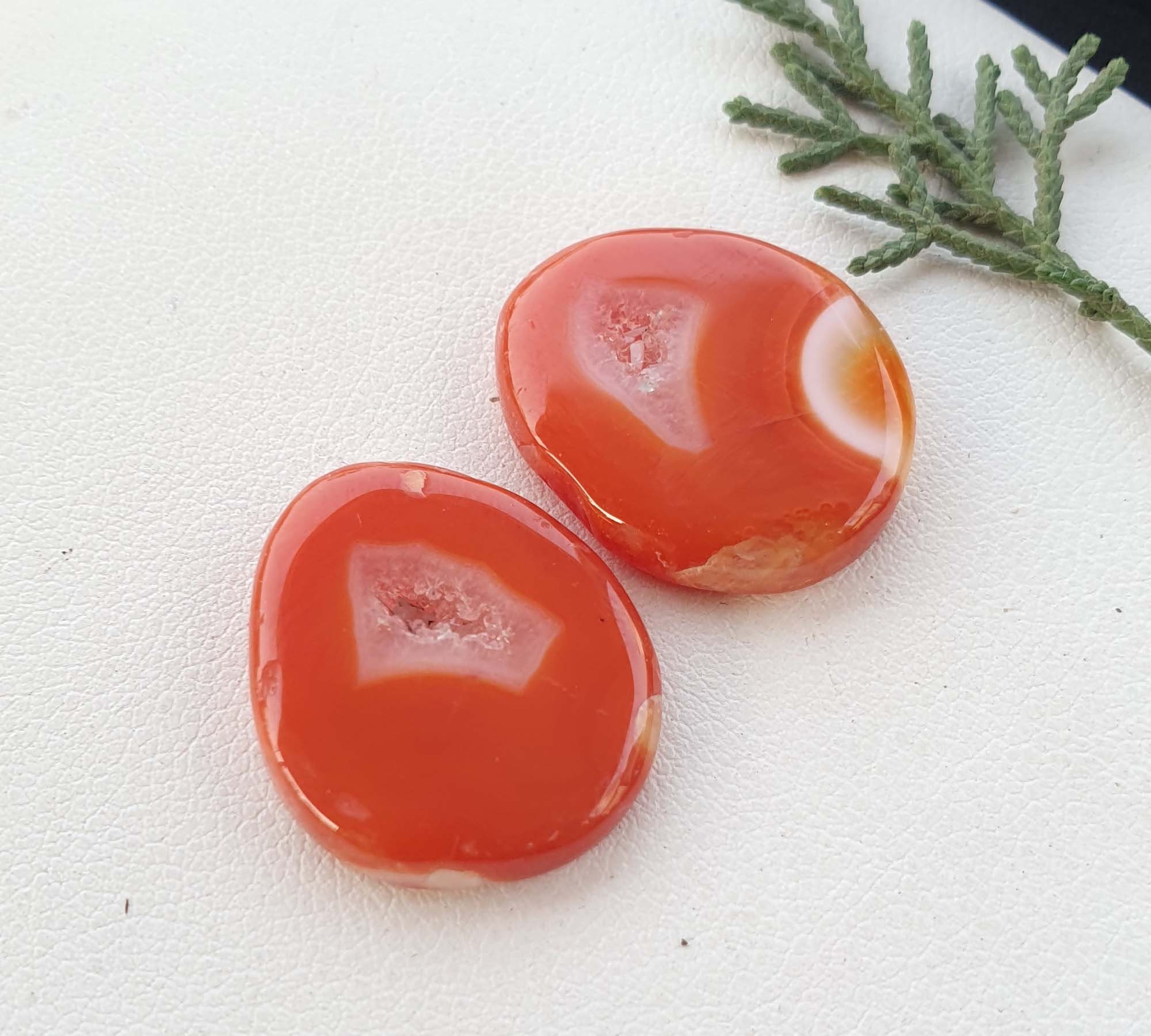 Banded Agate Pair , Rare Banded Agate Gemstone Pair , Beautiful Banded ...