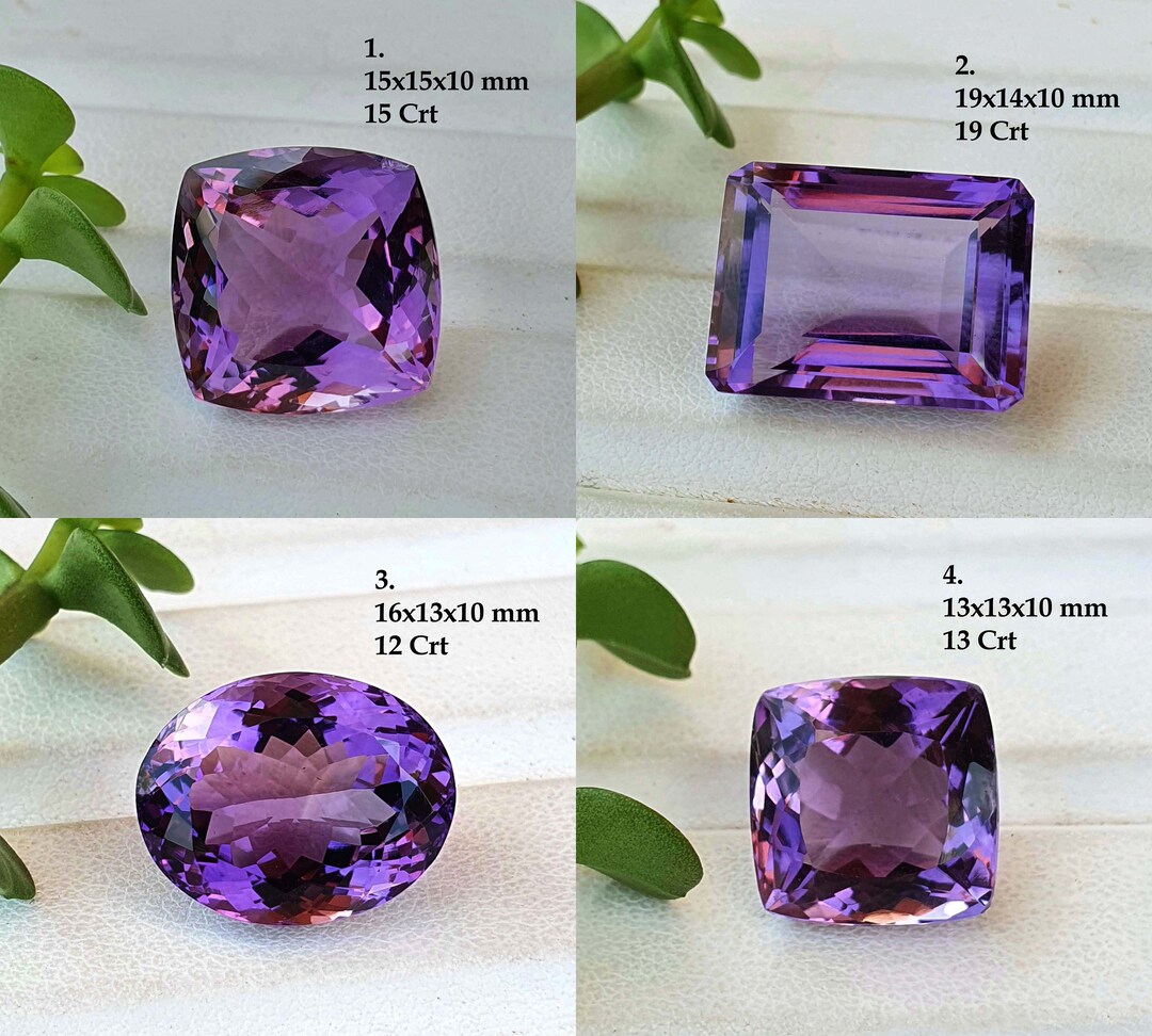 Very High Quality Natural Amethyst Cut Stone , High Quality Purple ...