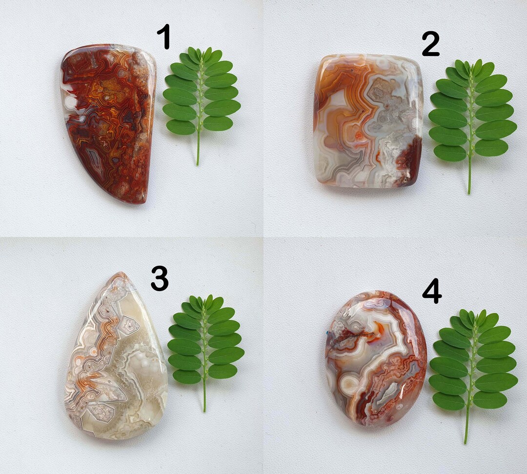 Natural Crazy Lace Agate Cabochons , Smooth Crazy Lace Agate Gemstone ...