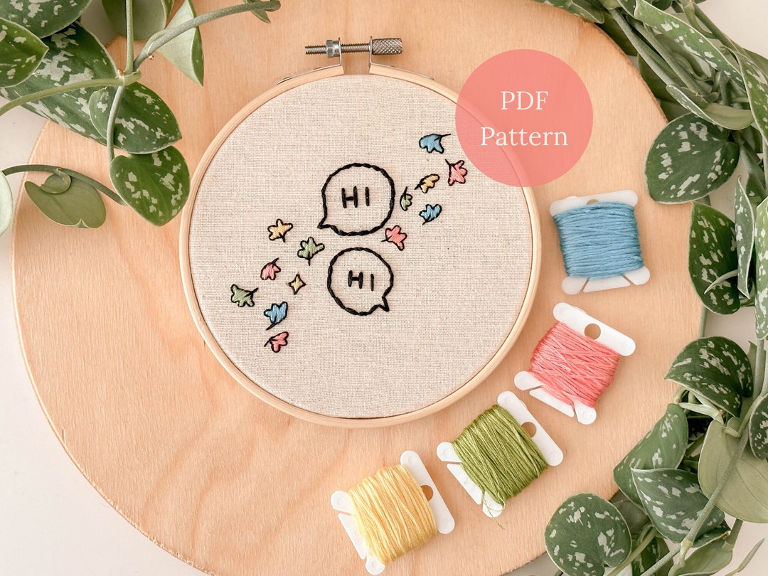 Heartstopper Hand Embroidery Pattern, Tv Show Inspired Embroidery, Hi ...