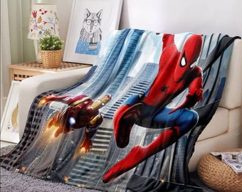 Iron Man Blanket - Etsy