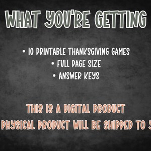 Thanksgiving Printable Games | Thanksgiving Games Bundle ...