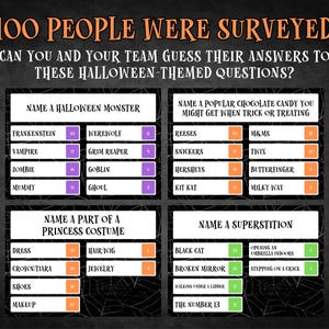 Halloween Family Feud Game, Printable Halloween Game, Halloween Game ...