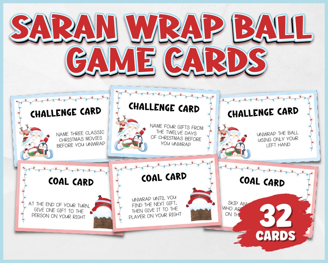 Saran Wrap Game Saran Wrap Ball Game Saran Wrap Challenge Etsy
