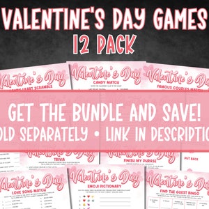 Valentine's Day Games, Valentine's Word Scramble, Valentine's Fun ...