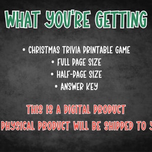 Christmas Trivia Game, Christmas Printable Game, Christmas Family Games ...