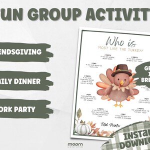 Thanksgiving Game Printable Fall Game Thanksgiving Printable Games ...