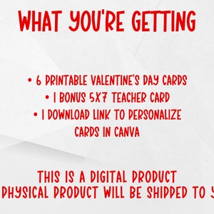 Pop It Valentine's Day Cards, Printable Valentine's for Kids, Kids ...