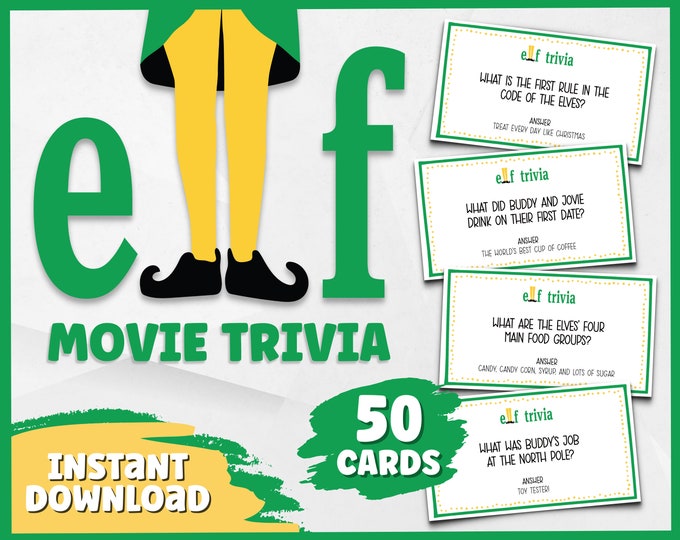 Christmas Game Printable Elf Christmas Game Kids Christmas Game ...