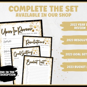 Year in Review Printable Time Capsule New Years Eve Recap - Etsy