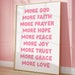 Pink Christian Wall Art, Printable Cute Christian Quote Art Print, Pink ...