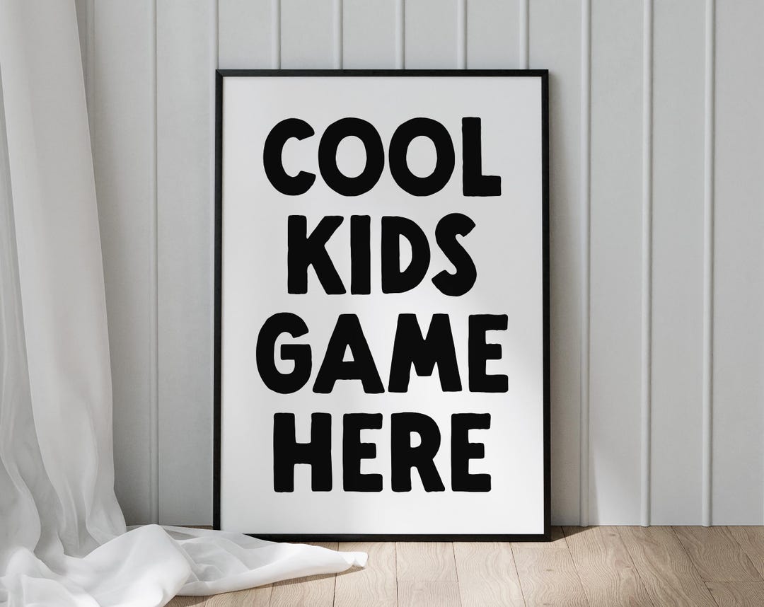 Boys Gaming Room Wall Art, Printable Gamer Boys Print, Game Room Poster ...