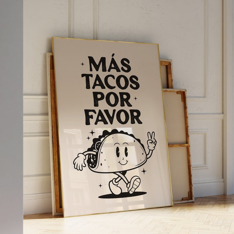 Taco Poster - Etsy