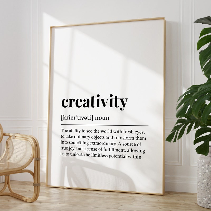 Creative Definition - Etsy