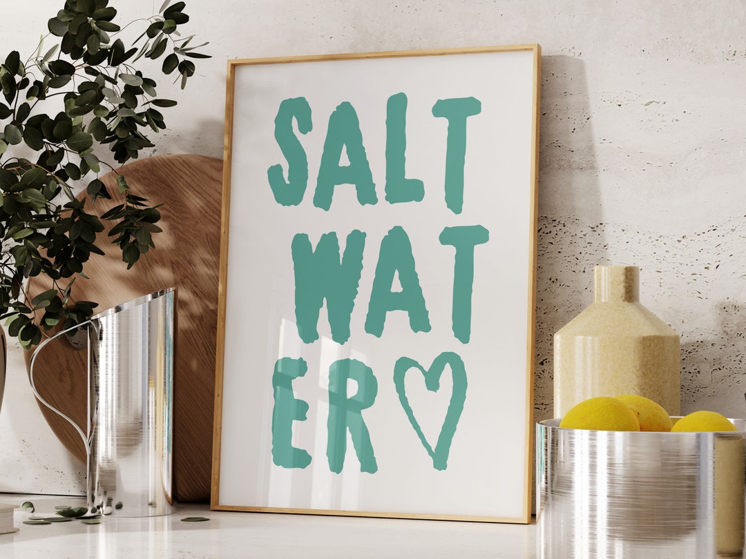 Coastal Wall Art, Printable East Coast Print, Cute Sea Quote Print ...