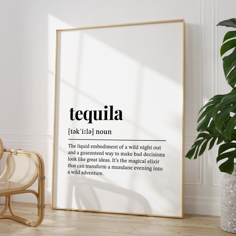 Tequila Wall Art - Etsy