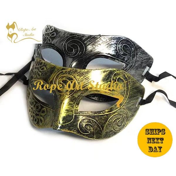 Black Masquerade Masks for Men - Etsy