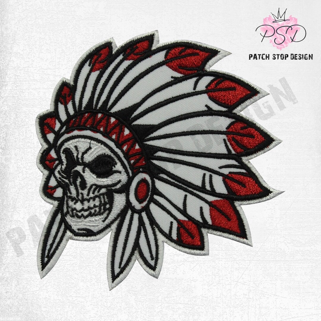 Native Tribe Face Patch Logo Embroidery Patch Iron on Patch - Etsy