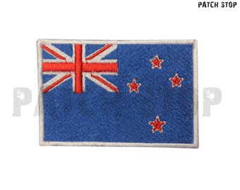 New Zealand Flag Embroidery - Etsy