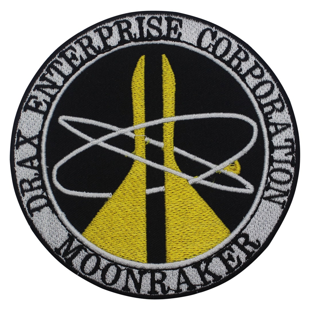 Moonraker Logo Embroidery Patch Iron on Patch Sew Badge DIY - Etsy