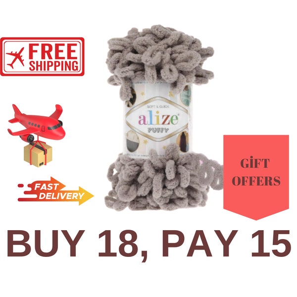 Alize Puffy Yarn - Etsy