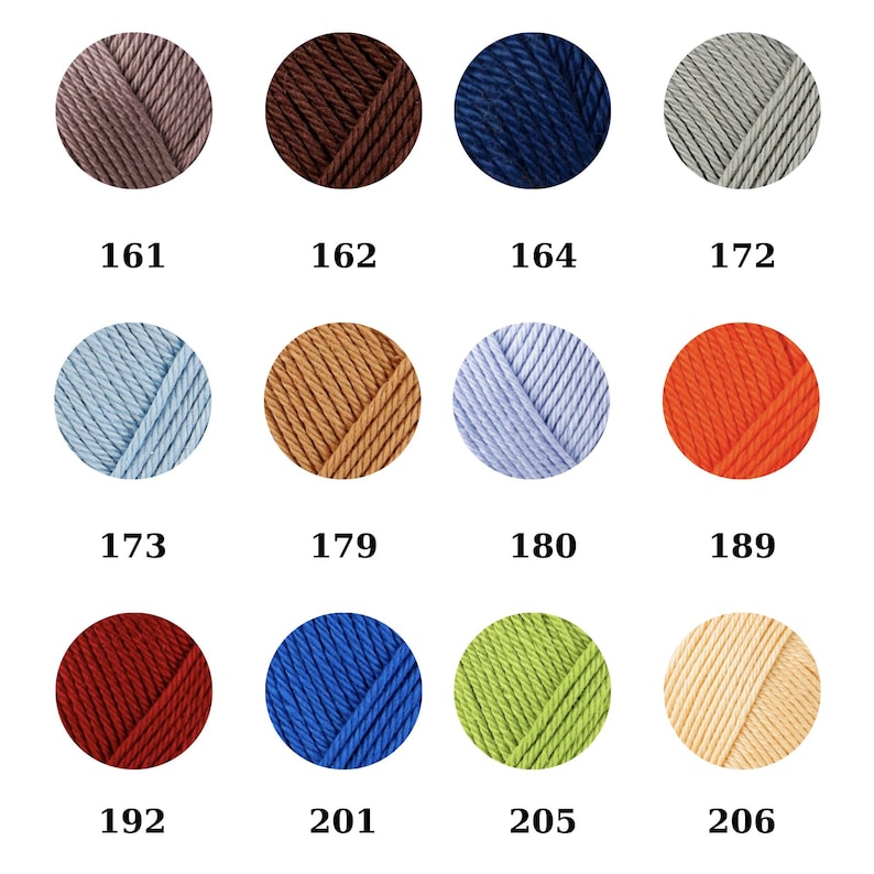 Schachenmayr Catania Cotton Yarn: 100% Mercerized Sport Weight - Etsy