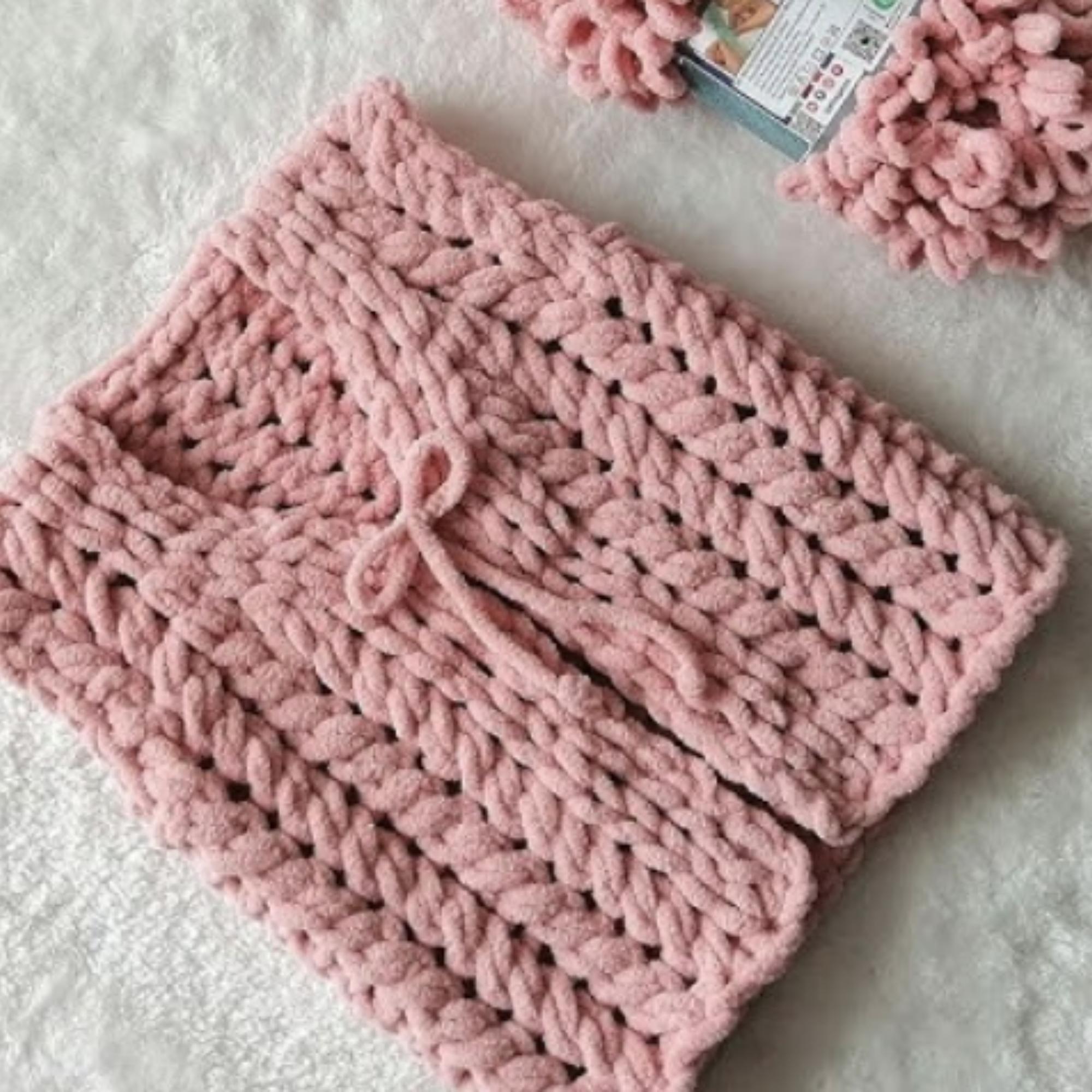 Alize Puffy Fine Yarn: Soft Micro-polyester Loop Yarn for No-needle ...