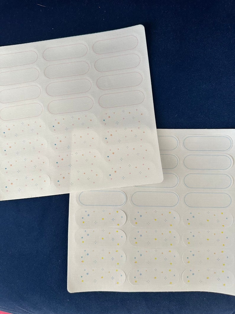 Iron Label, Blank Label, Blank Fabric Label, Non Smear Label - Etsy