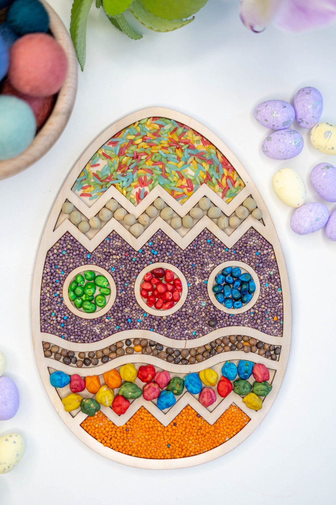 Montessori Preschool Sensory Bin Sensory Tray Toddler Montessori Scoop ...