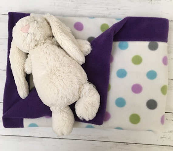 Polka Dot Baby Blanket Pastel Baby Blanket Fleece Receiving Blanket Baby Blanket Purple Fleece Baby Blanket Fleece Blanket Etsy Canada