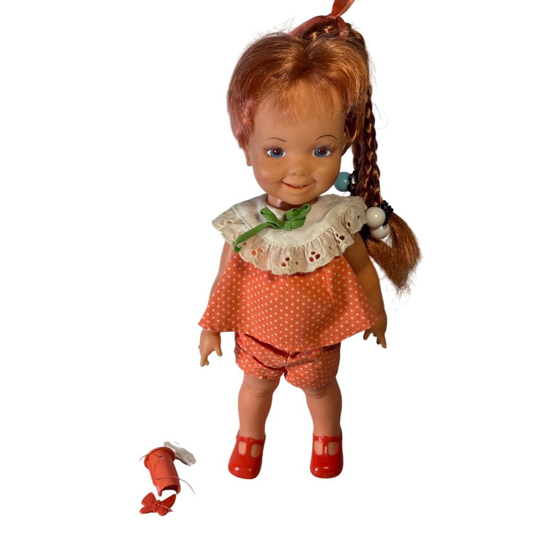 1972 Ideal Crissy Cinnamon Doll Velvet's Little Sister Hair Grows Orig ...