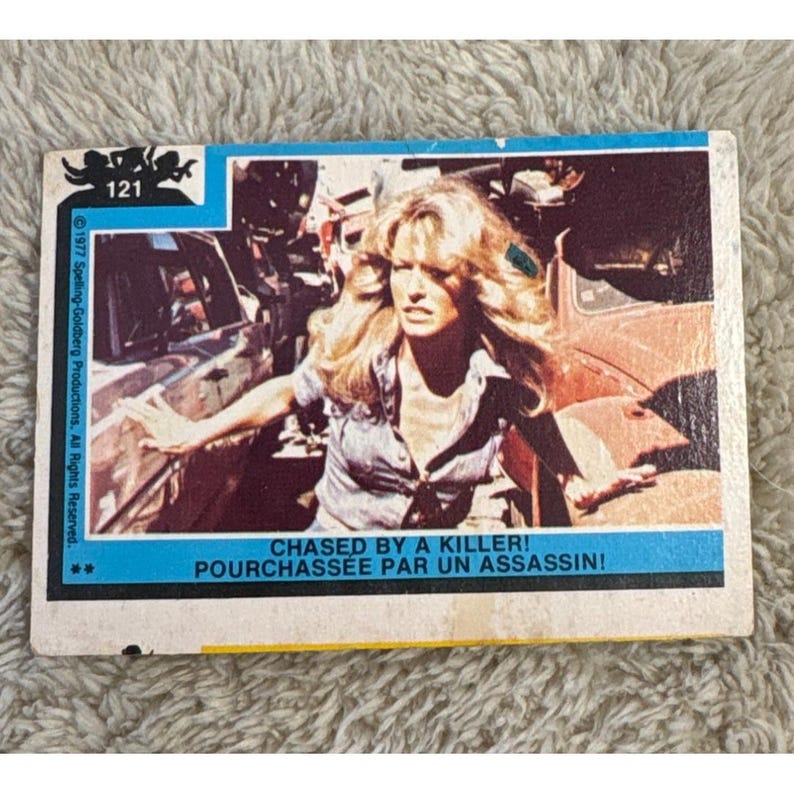 1977 Charlies Angels Trading Cards Set of 3 With Farrah Fawcett - Etsy