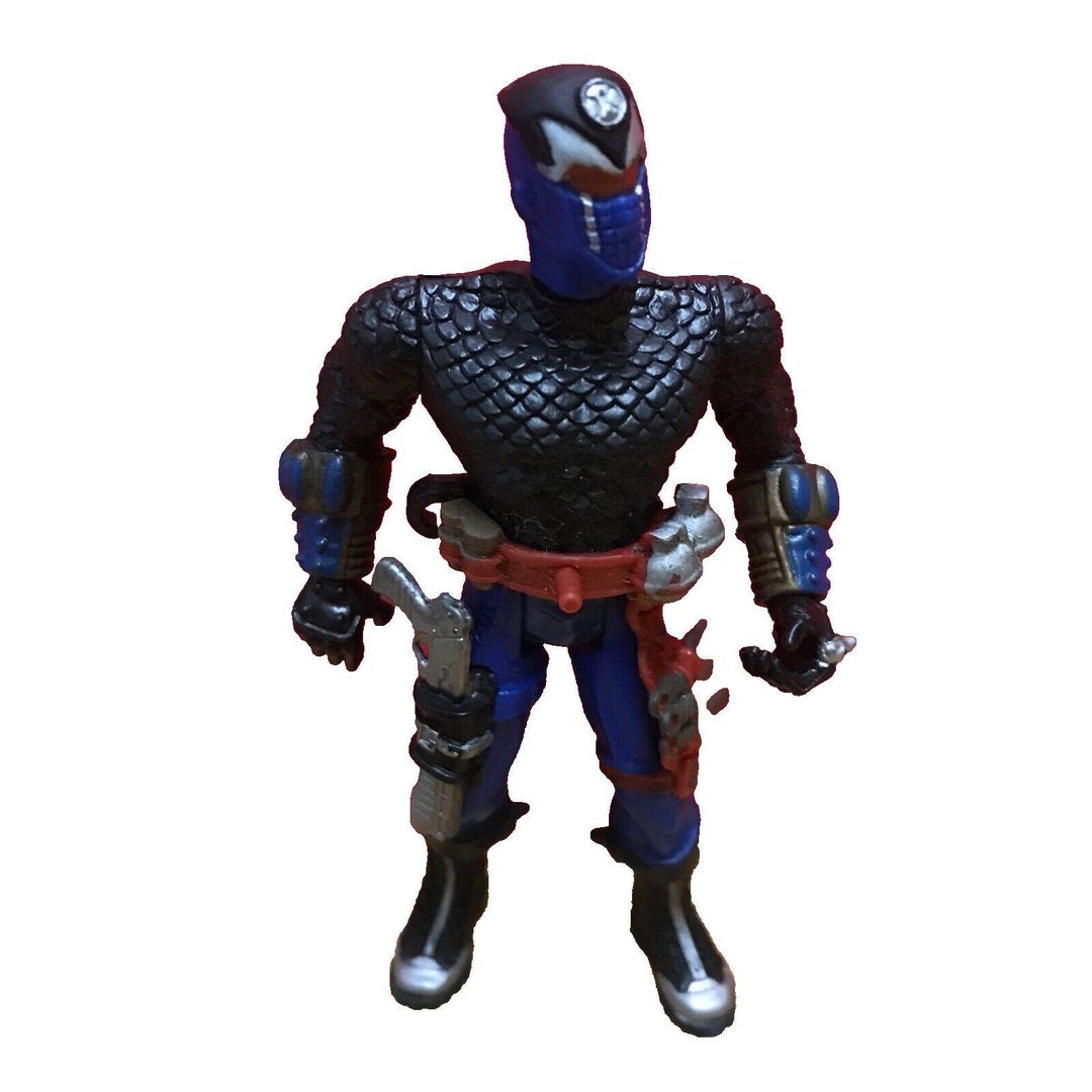 Black Scales Chap Mei Ninja Action Figure Vintage Dark Heroes 3.75" - Etsy
