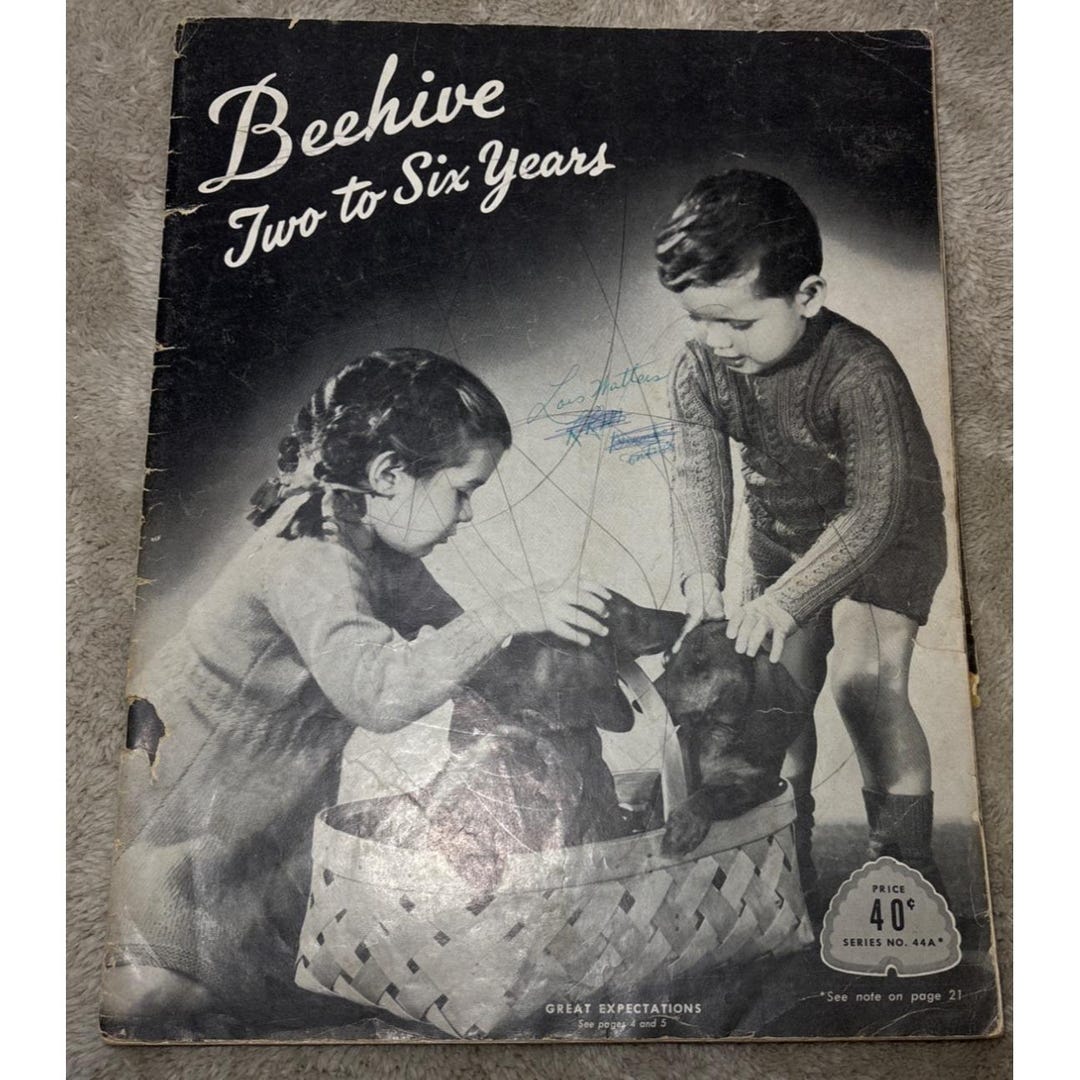 Vintage 1940s Beehive Knitting Pattern Book Two to Six Years - Etsy