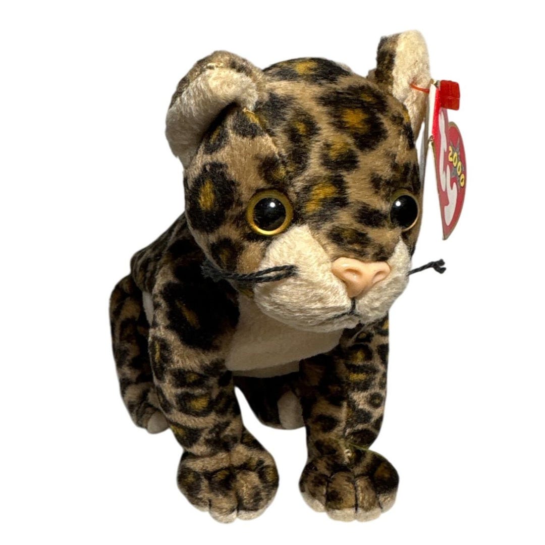Ty Beanie Baby Sneaky Leopard Plush Toy 2000 Edition Stuffed Animal - Etsy