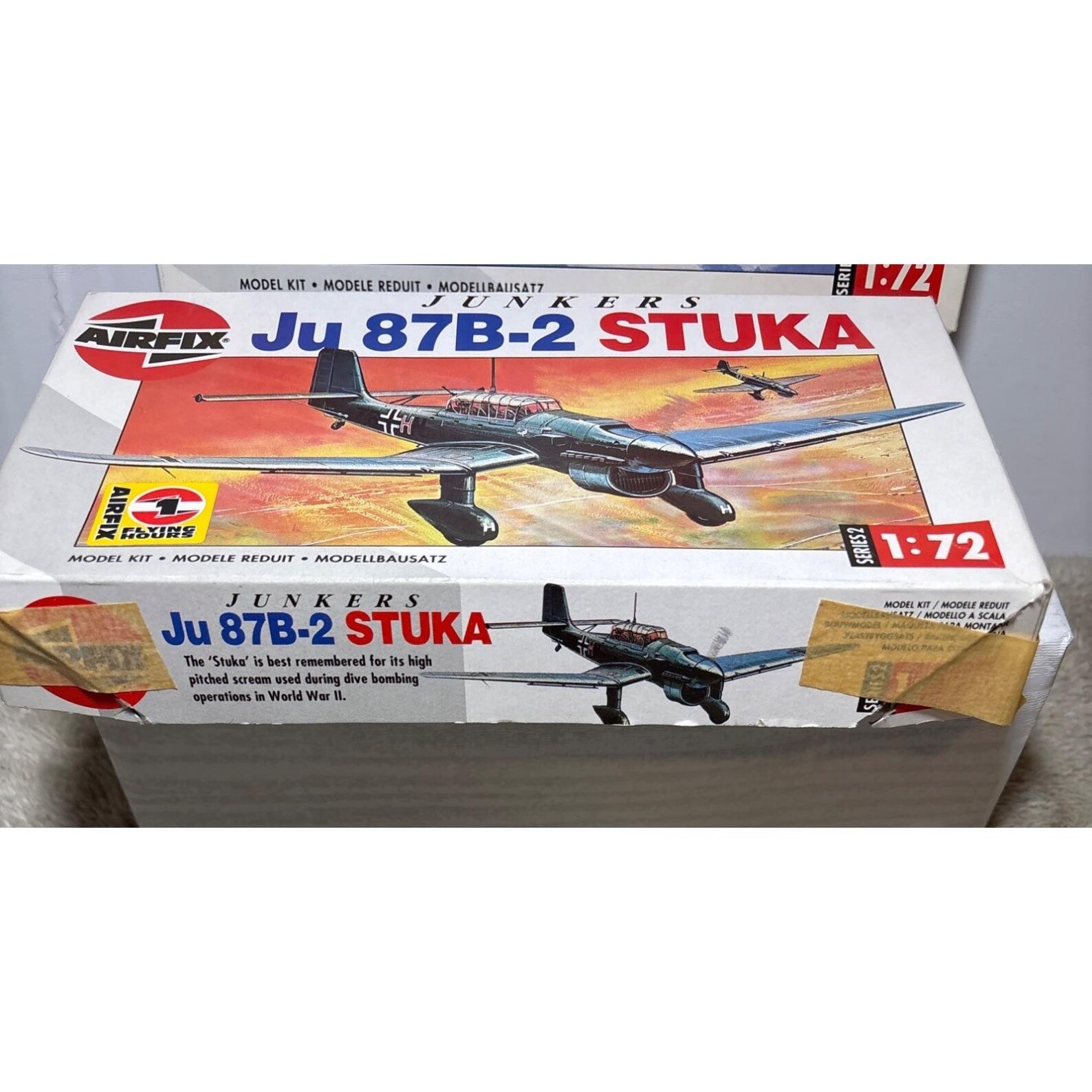 Airfix Junkers Ju 87B-2 Stuka Model Kit 1:72 Scale - Etsy