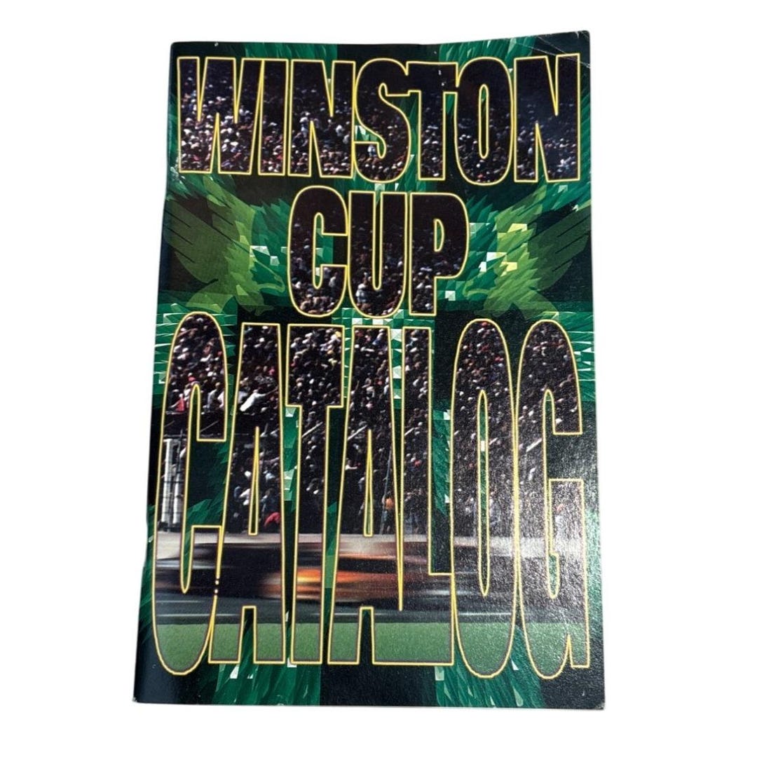1996 Winston Cup Catalog Vintage NASCAR Racing Merchandise Advertising ...