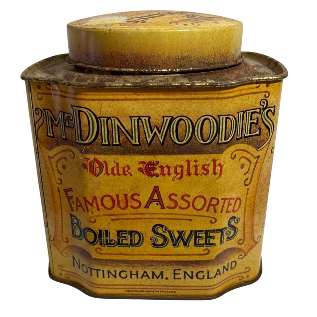 Vintage Mr. Dinwoodies Olde English Boiled Sweets Tin Bristows Devon ...