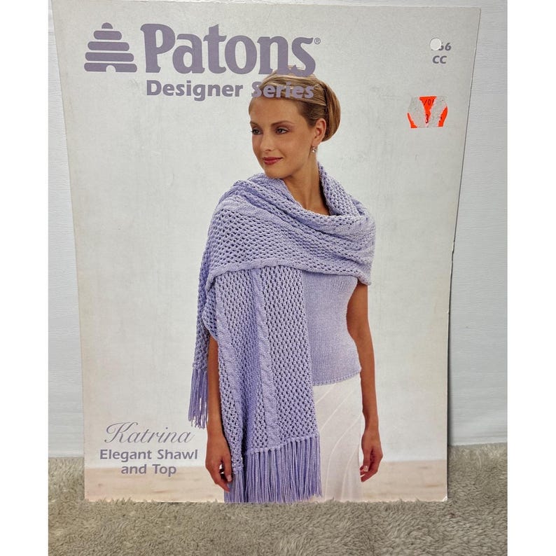Patons Designer Series Knitting Patterns Katrina Twin Set AND Elegant ...