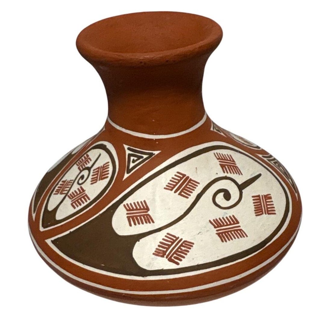 Clay Pottery Vase Quibor Lara Folk Art Venezuela 3.5" - Etsy