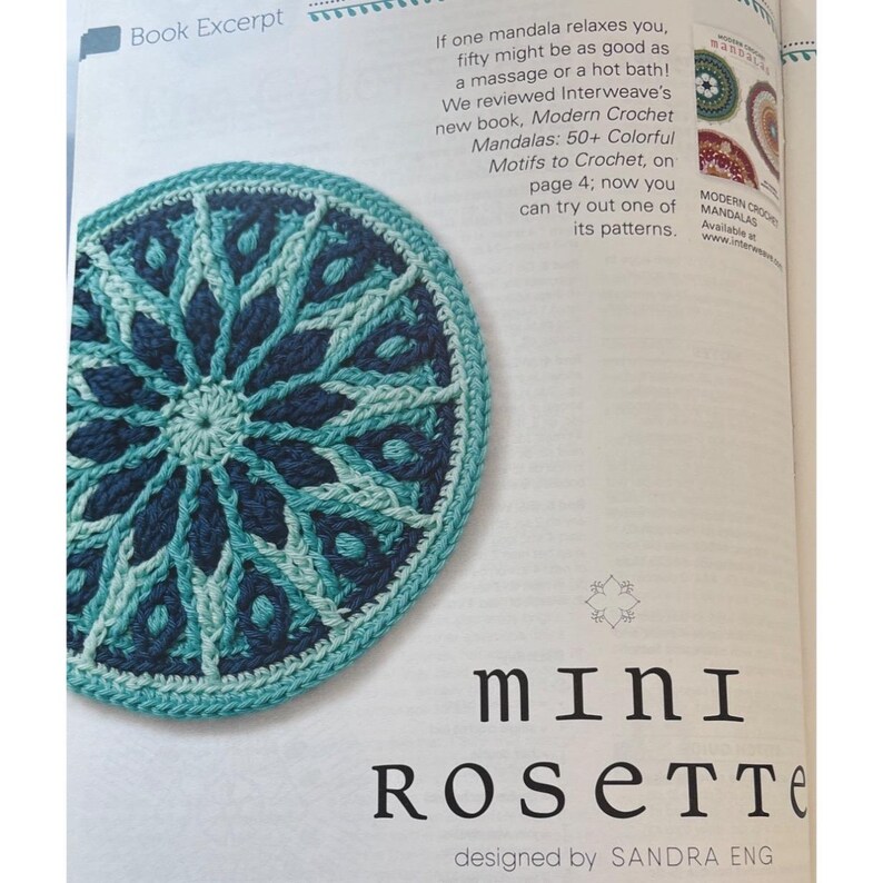 Love of Crochet Pattern Book Mandalas Motifs Zoo Animals Scarfs Etc ...