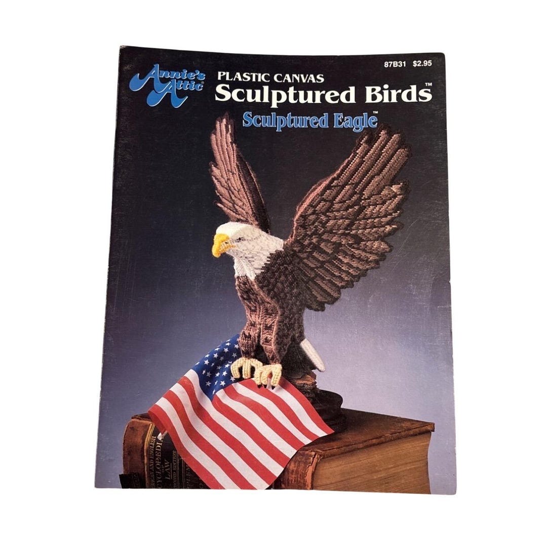 Annies Attic Plastic Canvas Sculptured Birds Pattern Booklet Sculptured ...